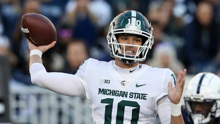Michigan State QB Payton Thorne Enters Transfer Portal, per Report - Sports Illustrated