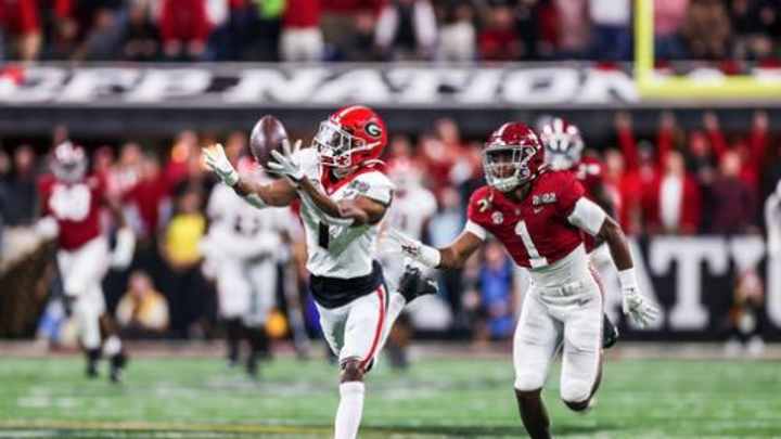 Pittsburgh Steelers Wide Reciever George Pickens Makes One Handed Catch During Fall Practice ...