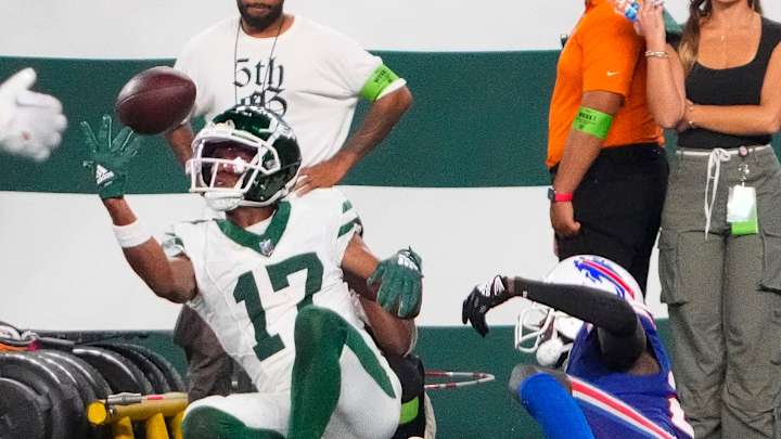 Watch: Ex-Buckeye WR Garrett Wilson Makes 'Catch Of The Year' vs. Jets