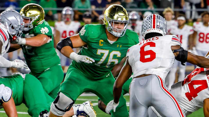 Notre Dame Lineman Joe Alt Earns First Team All-America Honors From ...