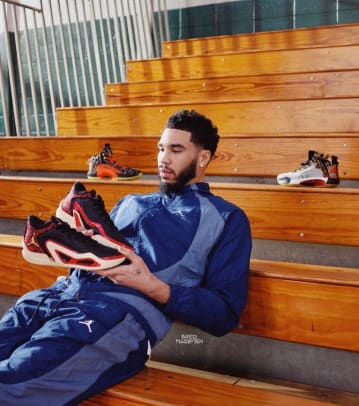 Jayson Tatum Unveils Jordan Tatum 1's - Sports Illustrated Boston ...