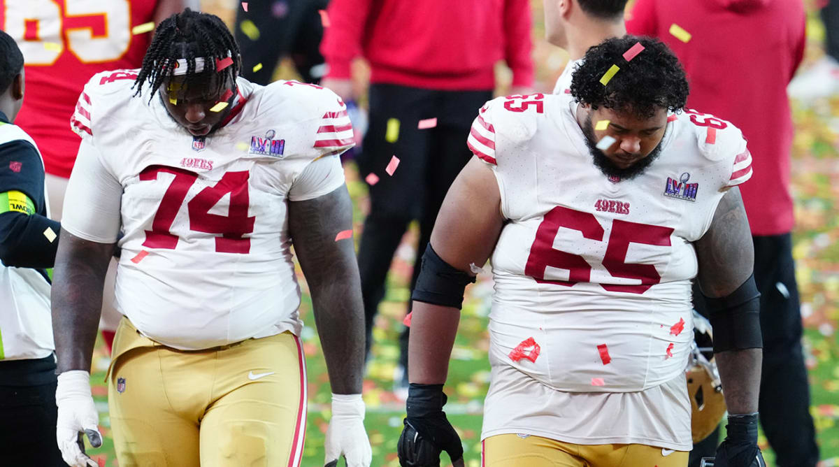 49ers Lineman Apologizes After Calling Out Teammate for Bad Mistake on Key Super Bowl Play ...