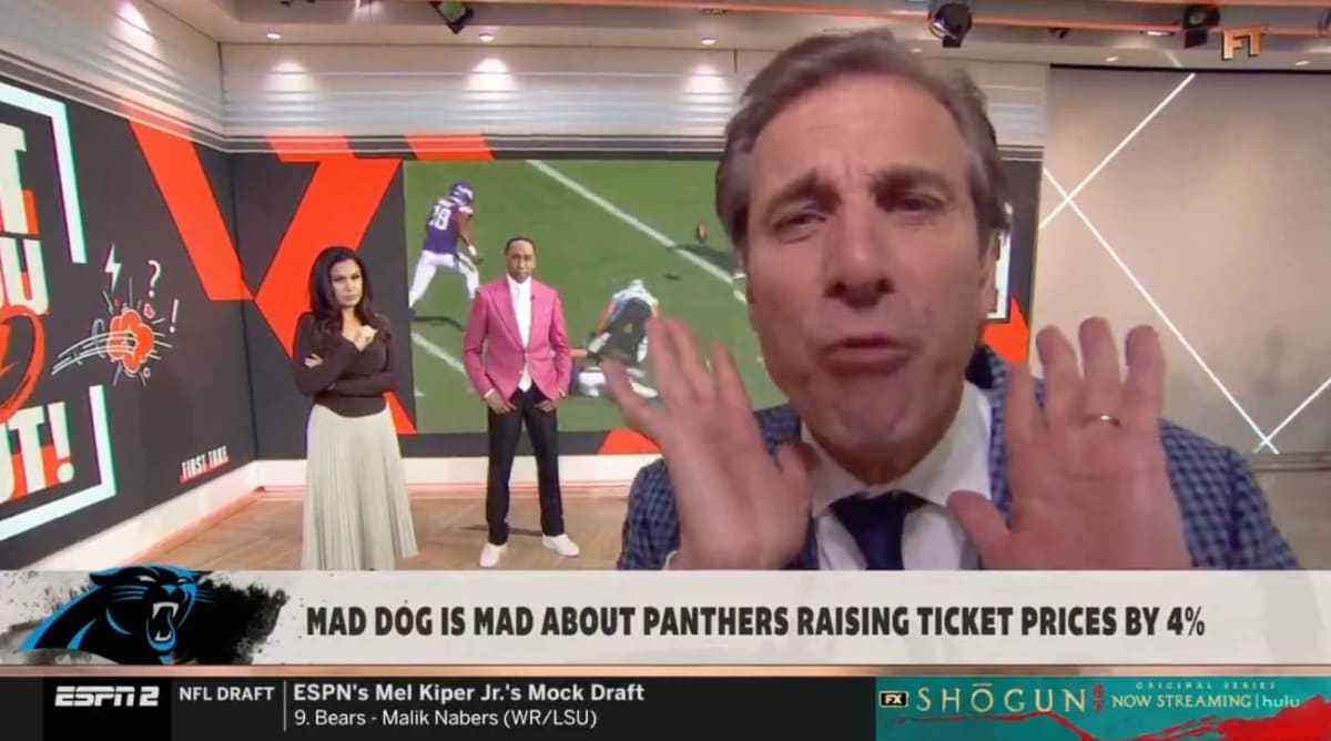ESPN’s Chris ‘Mad Dog’ Russo Roasts Panthers’ Owner for Raising Ticket ...
