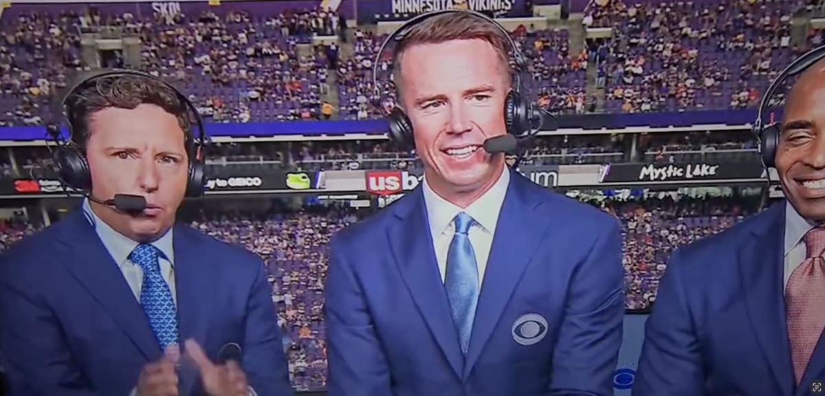 Matt Ryan’s First NFL Game in CBS Booth Came With a Subtle 28-3 Troll ...
