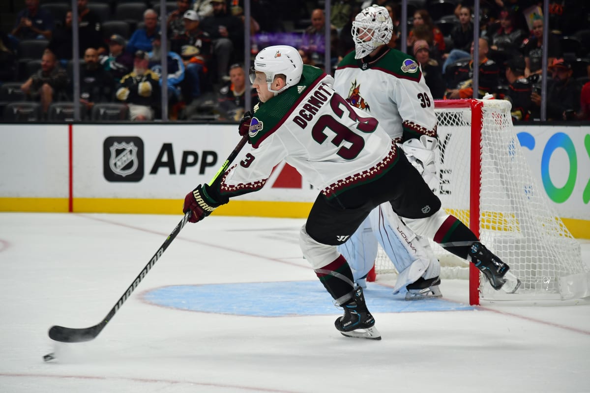 Coyotes' Travis Dermott Uses Pride Tape During Game, Defying NHL Ban