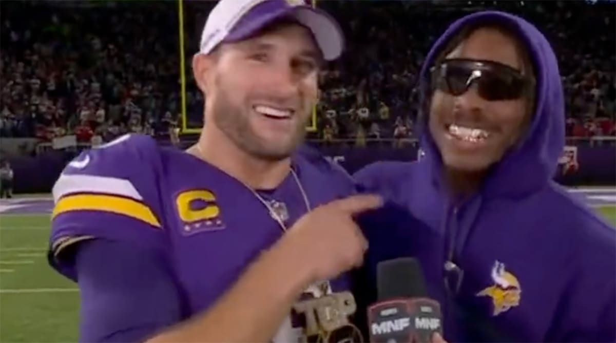 Justin Jefferson Gifts Kirk Cousins a ‘Top 10’ Chain After Vikings’ Win ...