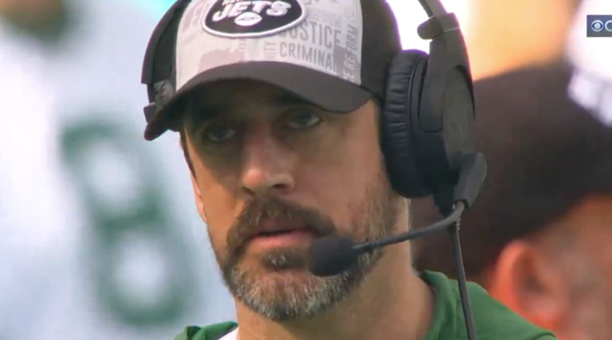 Aaron Rodgers Looked So Sad on Jets Sideline, and NFL Fans Had Lots of ...