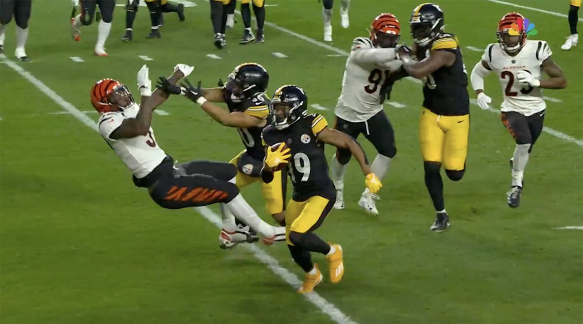 Steelers’ Jaylen Warren Walks the Walk With Vicious Pancake Block vs ...