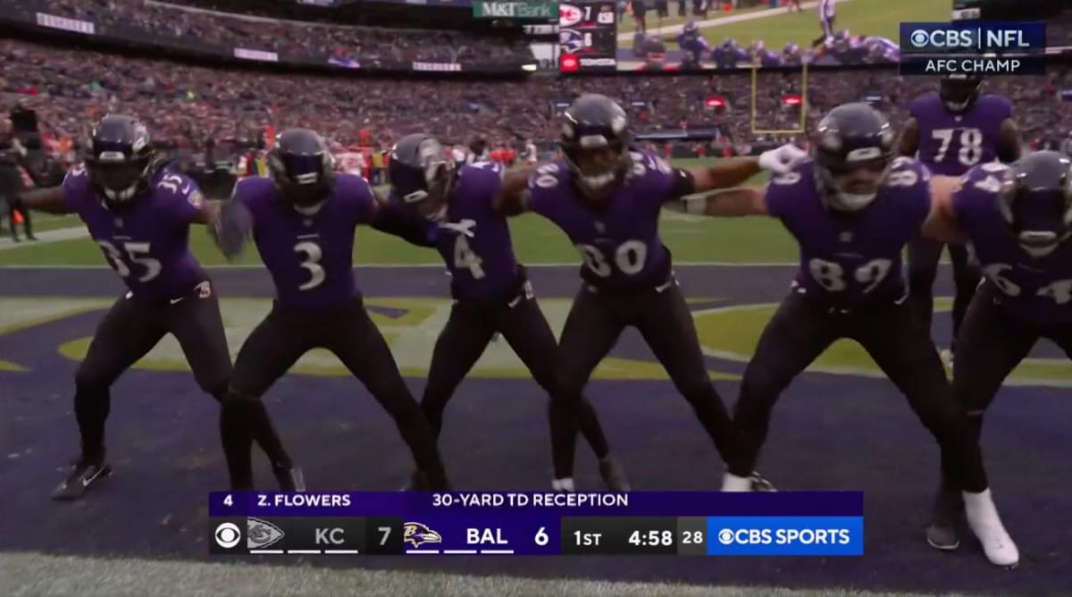 Ravens Offense Trolls Chiefs, Taylor Swift With Cheeky TD Celebration ...