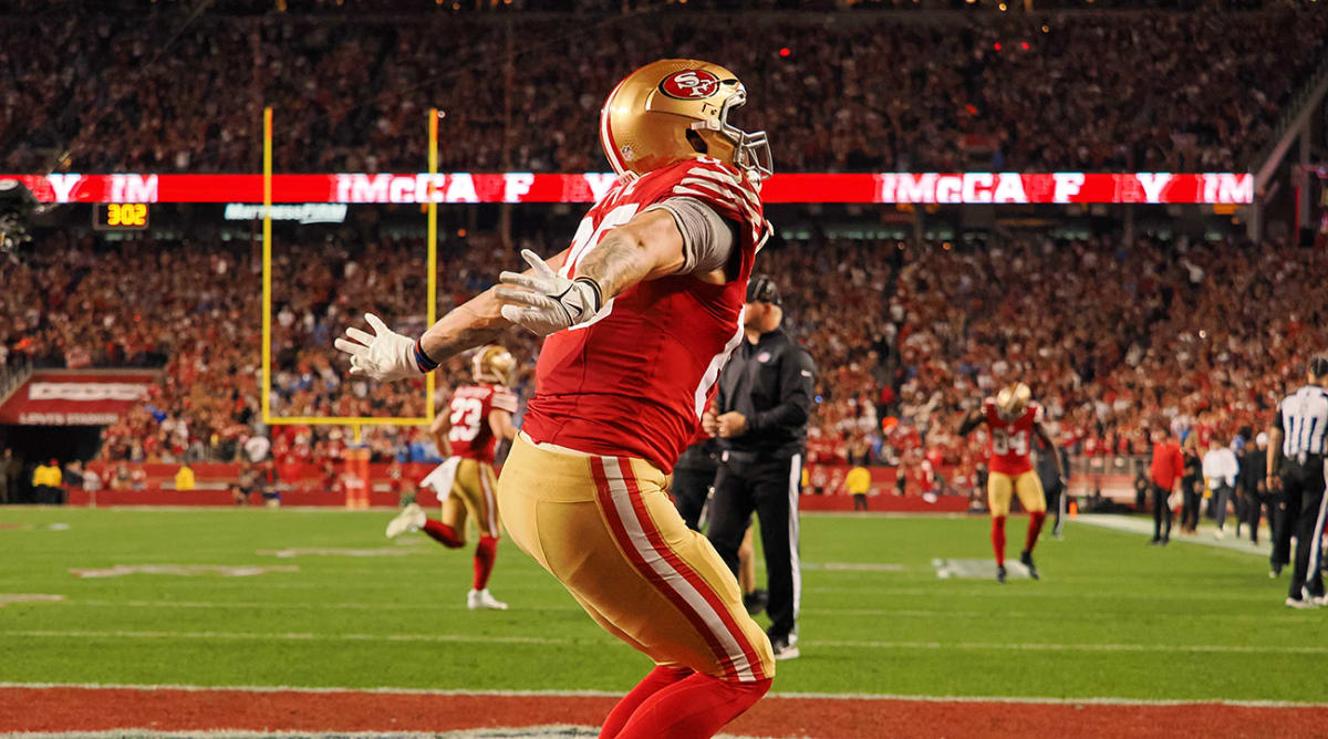George Kittle Used Perfect Meme to Sum Up 49ers' Comeback Win Over Lions