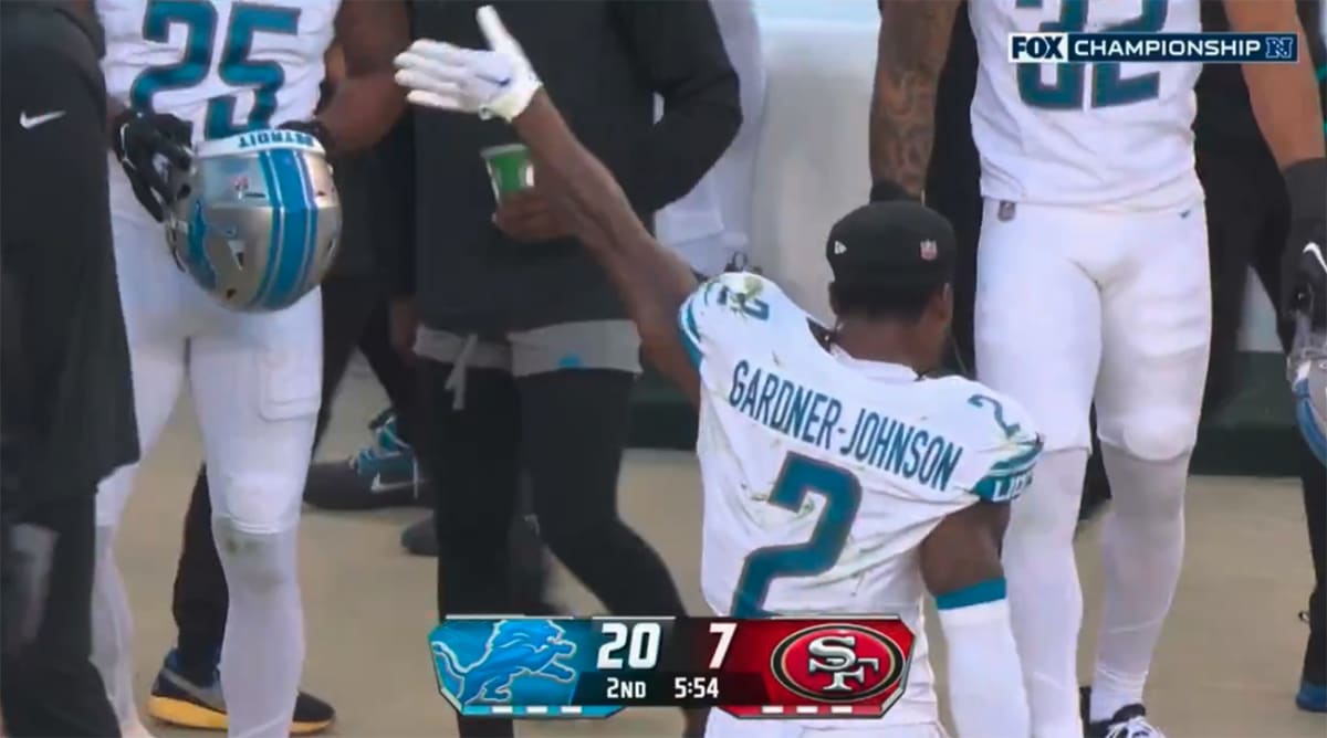 Lions DB Roasted for Prematurely Waving Goodbye to Fans Before 49ers ...