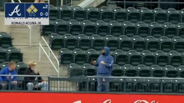 Mets Fan Goes Through All the Emotions After Catching Ronald Acuña Jr ...