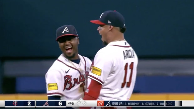 Ozzie Albies and Orlando Arcia Were So Hyped After Their Beautiful ...