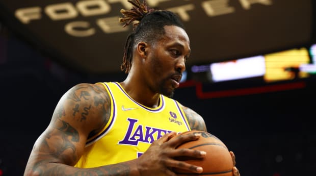 Dwight Howard Lakers Block