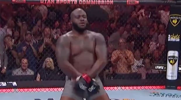 Derrick Lewis Had Unhinged Celebration After TKO Victory at UFC 291 ...
