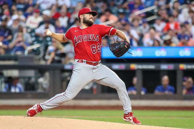 Angels Pitcher Leaves Game After Getting Drilled in Head by Throw From ...
