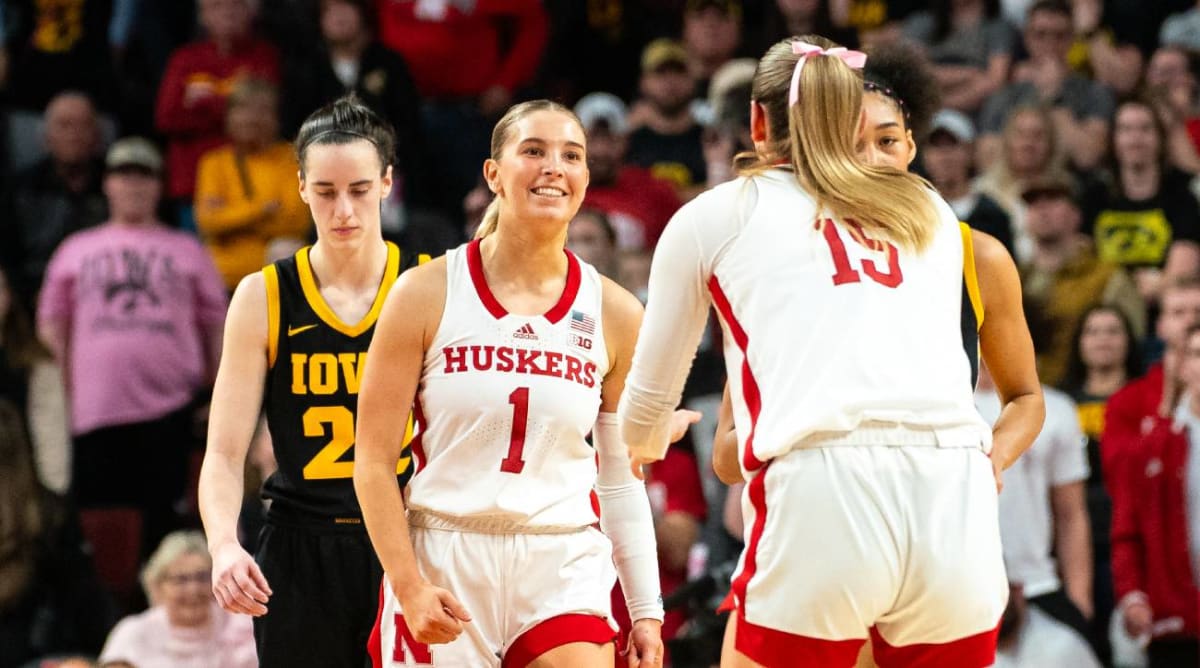 Nebraska’s Jaz Shelley Trolls Iowa’s Caitlin Clark With Sassy ...