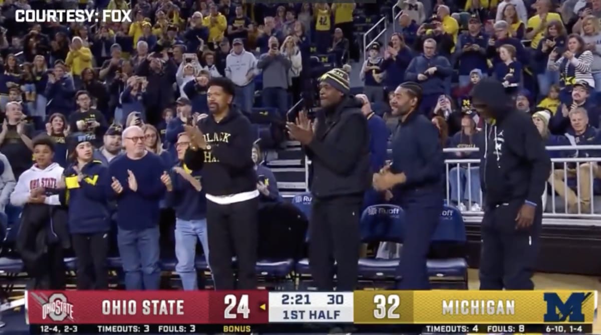 Michigan’s Fab Five Reunited at Crisler Center for First Time Since ...