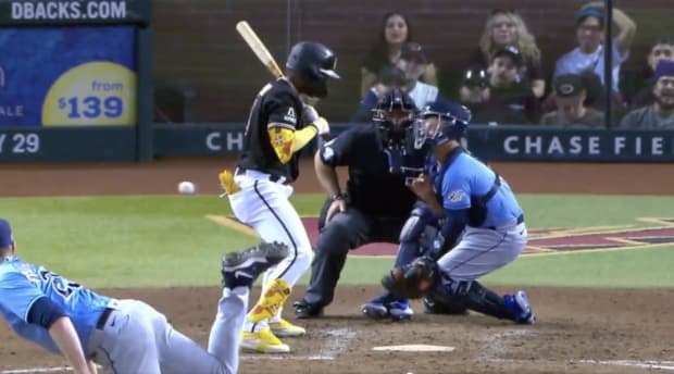 Rays Catcher Francisco Mejía Comically Failed to Catch a Curveball and ...