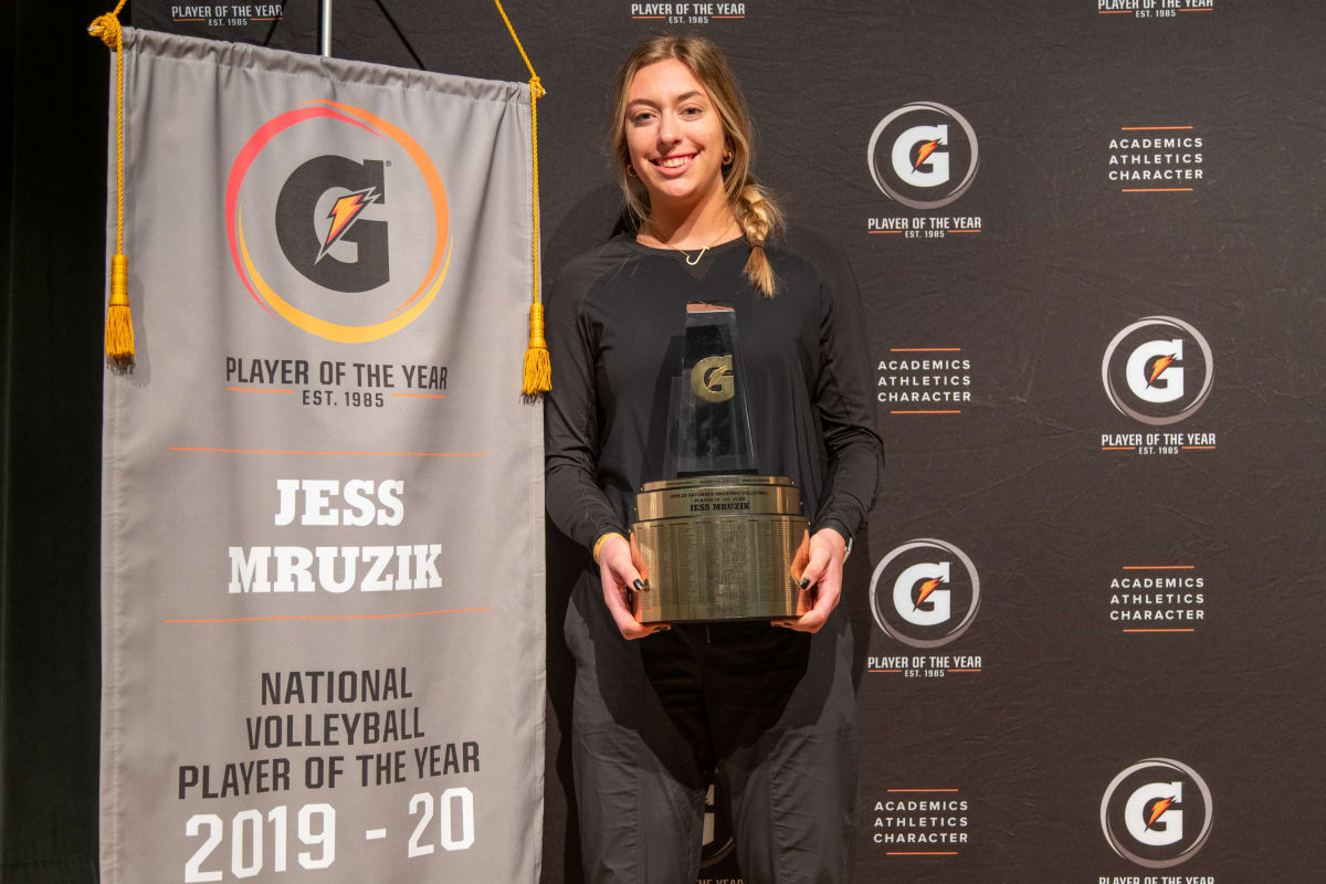 Jess Mruzik Named 2019-20 Gatorade National Volleyball Player of the ...