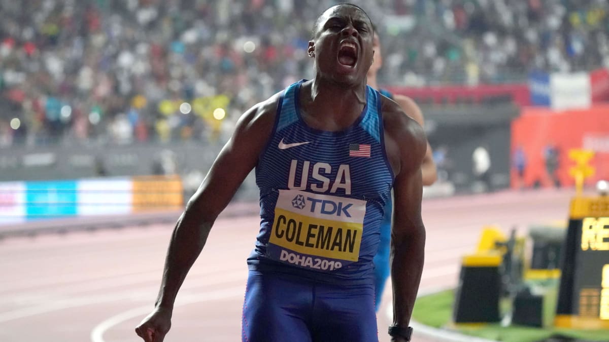 World 100 Meter Champion Christian Coleman May Miss Olympics After ...