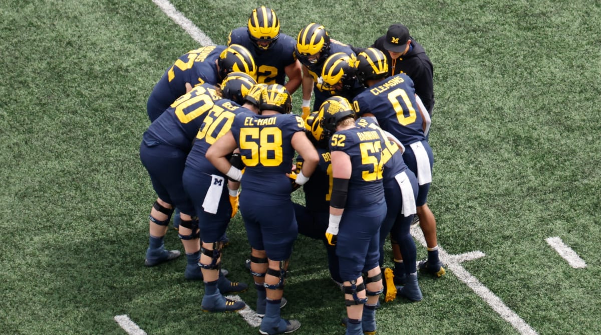 Michigan Football Debuts Incredible Keg Stand Touchdown Celebration at ...