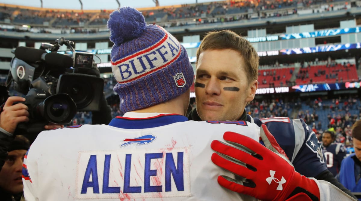 Josh Allen Trolls Tom Brady With Special Golf Ball for ‘The Match ...
