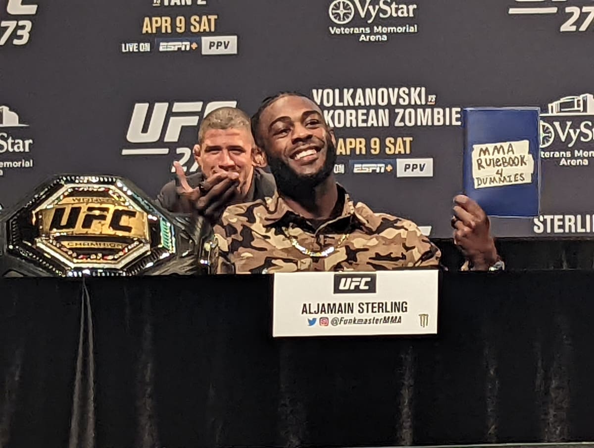 Sterling Embraces His Place Atop the UFC Bantamweight Division | WKKY ...