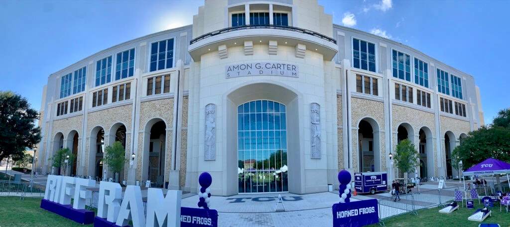 College Football Tour Visits TCU and Amon G. Carter Stadium - Sports ...