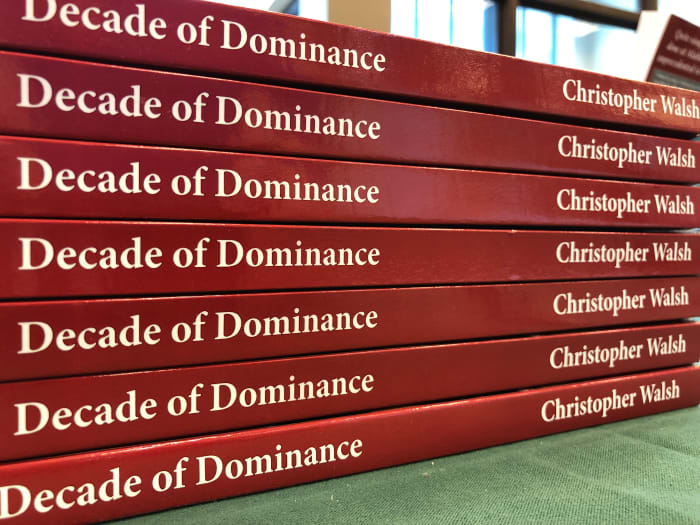 Christopher Walsh-Decade of Dominance-Bryant Museum-book signing ...