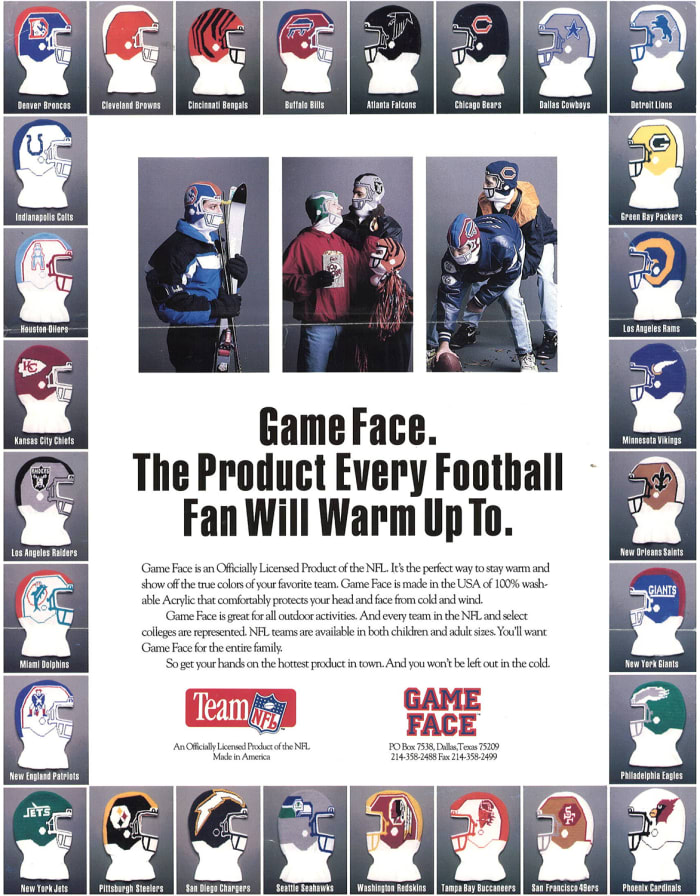 NFL Game Face caps: Can the 1990s ski mask hats make a comeback ...