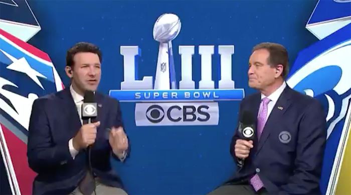 Tony Romo prediction video: Calls Jim Nantz jinxing Patriots missed FG ...