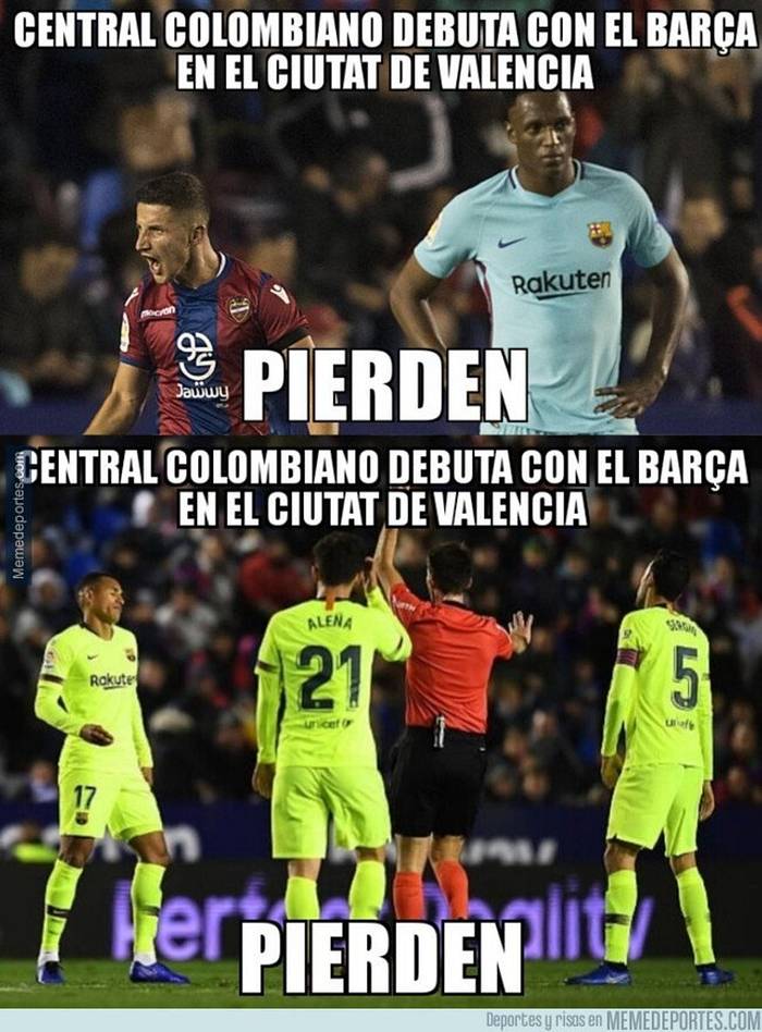 Los mejores 'memes' de la derrota del FC Barcelona, el debut de Murillo ...