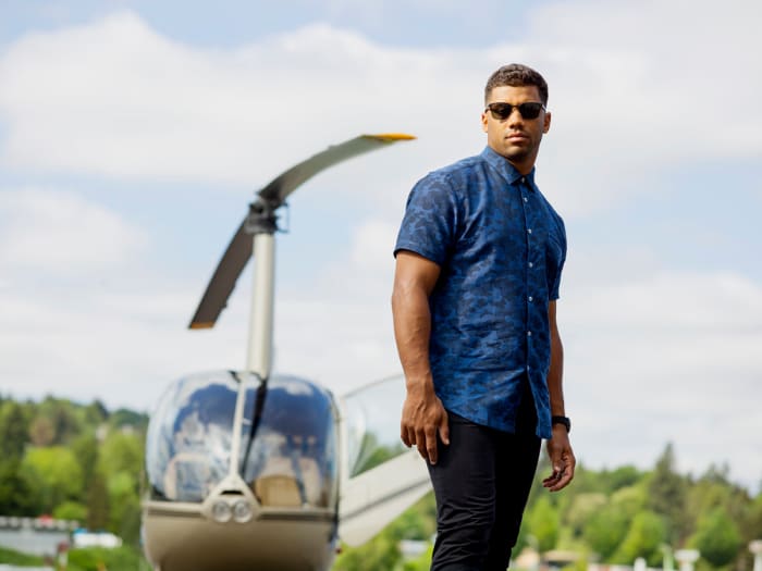 Russell Wilson Fashionable 50 Issue - Sports Illustrated