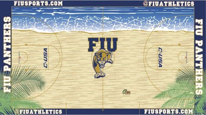 Unique college basketball courts: UIC's new design is fire - Sports ...