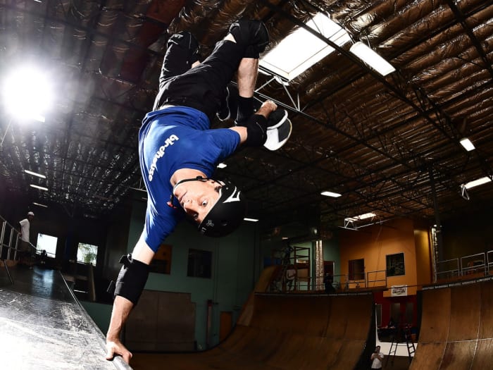 Tony Hawk: Skateboarding legend adjusts to family life at 50 - Sports ...