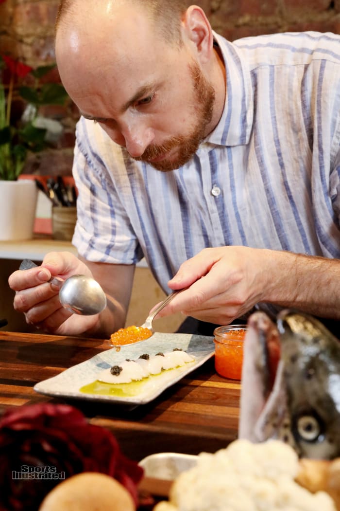 Michael Stember Sushi Chef Olympic Track Runner - Sports Illustrated