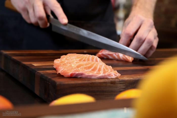 Michael Stember Sushi Chef Olympic Track Runner - Sports Illustrated