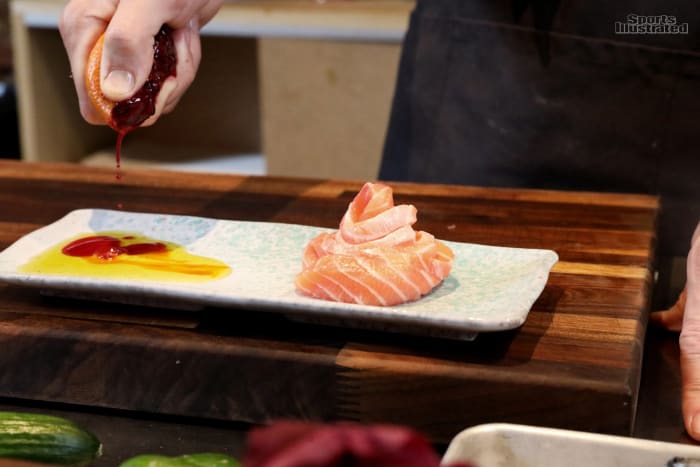 Michael Stember Sushi Chef Olympic Track Runner - Sports Illustrated