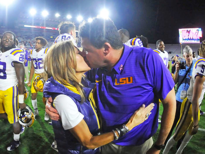 LSU football: Ed Orgeron's wife Kelly has inspiring story - Sports Illustrated
