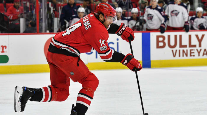 Justin Williams a leader in second tour with Hurricanes - Sports ...