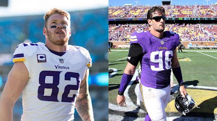 Kyle Rudolph and Brian Robison on Vikings stellar season - Sports ...