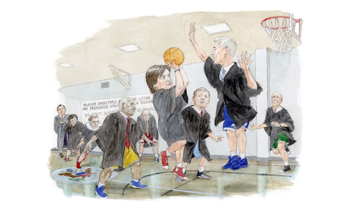 US Supreme Court basketball: Highest Court history, stories - Sports ...