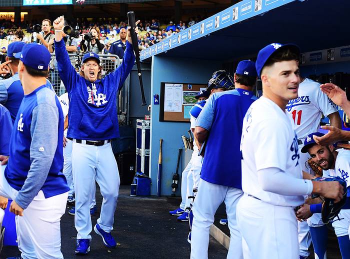 Los Angeles Dodgers fun in dugout - Sports Illustrated