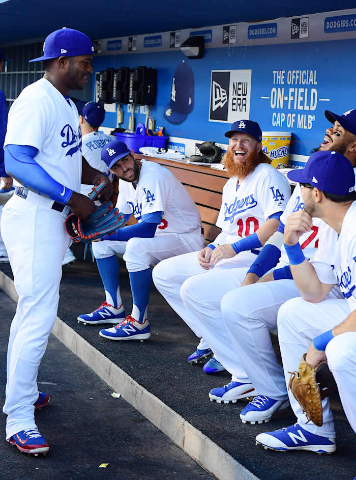 Los Angeles Dodgers fun in dugout - Sports Illustrated