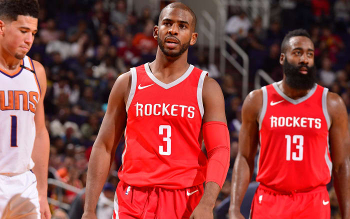 James Harden, Chris Paul Thriving as Solo Acts with Rockets - Sports ...