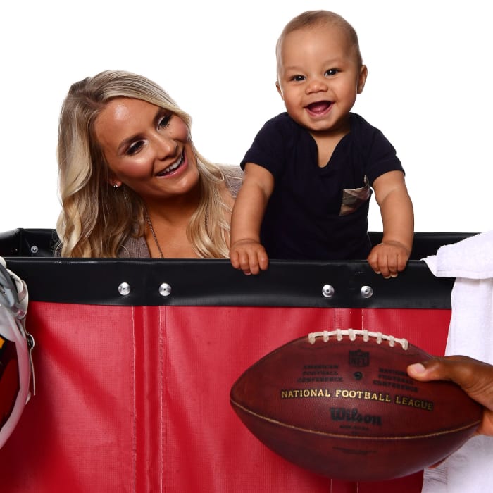 Cardinals RB David Johnson and Family - Sports Illustrated
