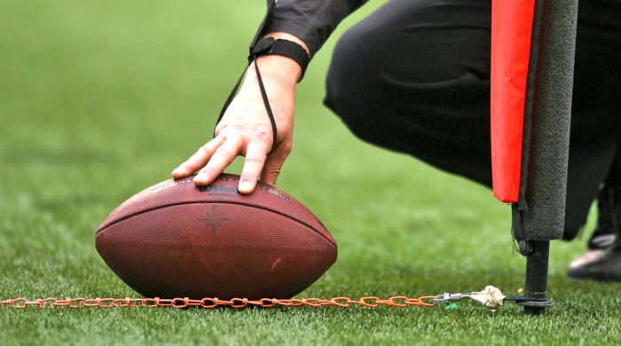 For now, tracking chips in NFL footballs are about player performance ...