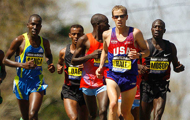 Runner Ryan Hall preps for seven-day marathon challenge - Sports ...