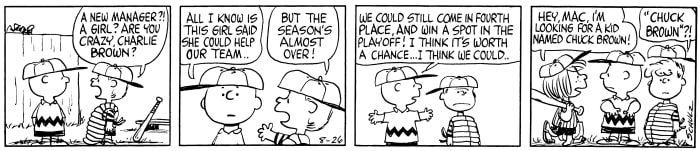 Peppermint Patty: Peanuts character became female sports advocate ...